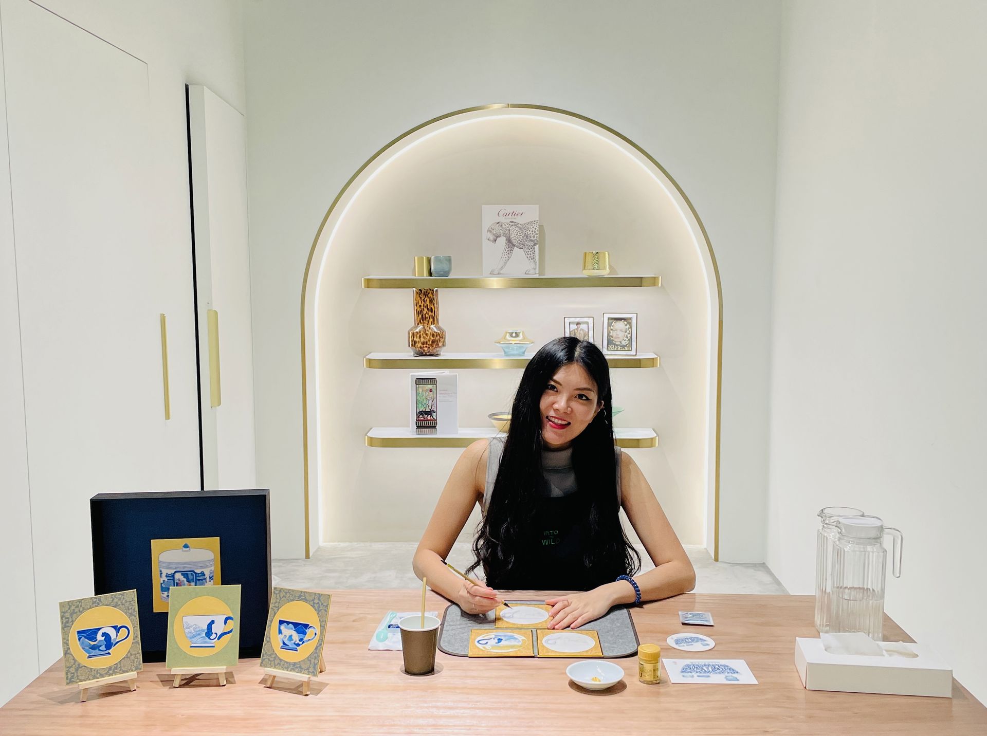 Cartier “Into the Wild” Exhibition x Angel Hui Hoi Kiu Ink Art Workshop ...